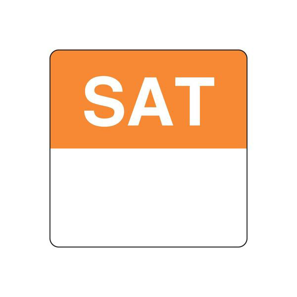 Removable 75mm Square - Saturday